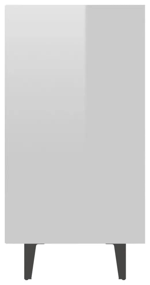 vidaXL Marketos Příborník bílý s vysokým leskem 103,5x35x70 cm kompozitní dřevo