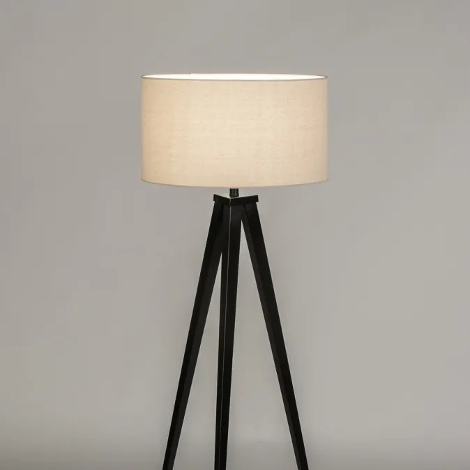 Stojací lampa Kohlmann Limited Taupe and Black