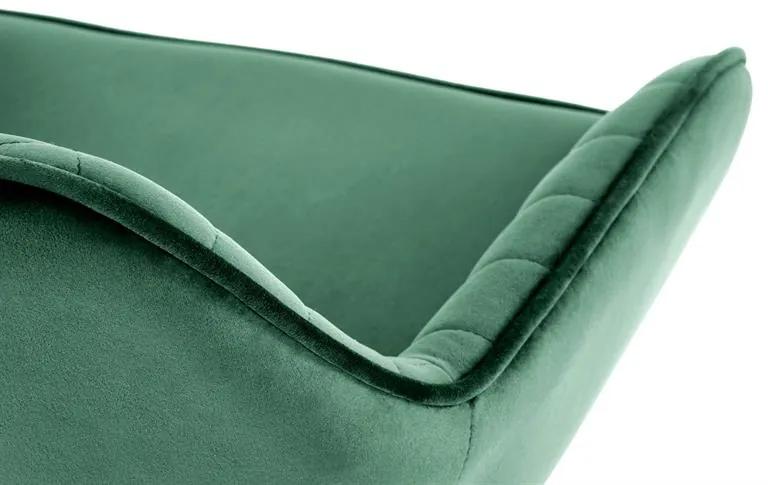 HALMAR H103 barová židle tmavě zelená