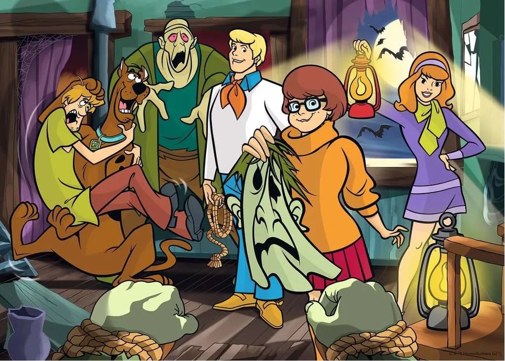 Ravensburger puzzle scooby doo: odhalení 1000 dílků