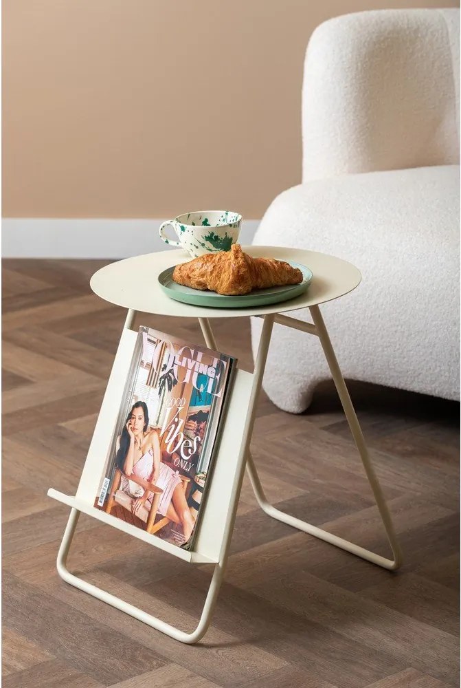 Kovový kulatý odkládací stolek ø 40 cm Esencia – Leitmotiv