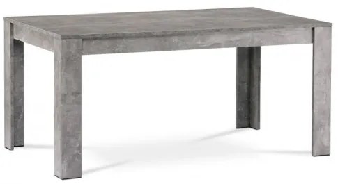 Jídelní stůl DTP160 - dekor beton - rozměr 160x90 cm - 3D5773