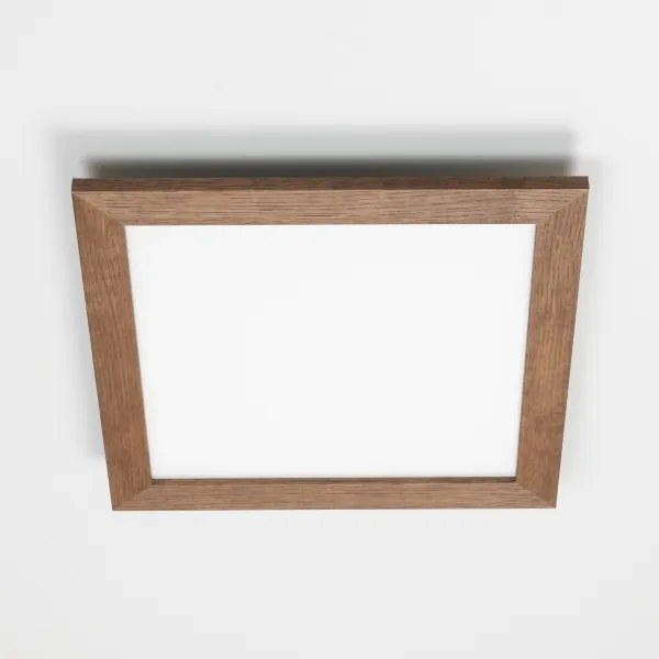 Brilagi - LED Stmívatelné svítidlo SLIMFRAME WOOD LED/36W/230V 49,5x49,5 cm + DO