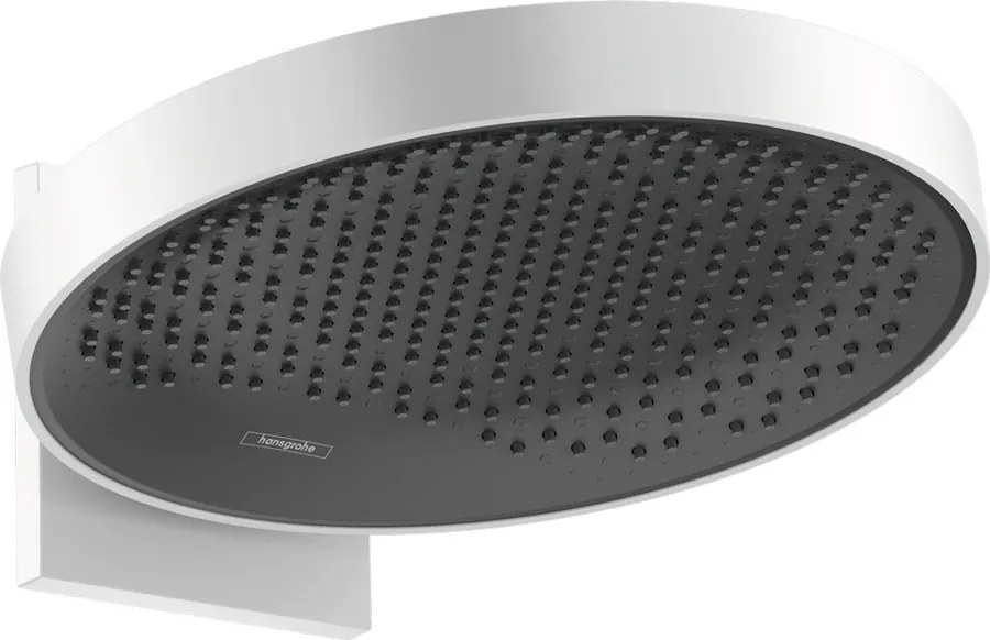 Hansgrohe Rainfinity, hlavová sprcha 360 1jet s připojením na zeď, matná bílá, HAN-26230700