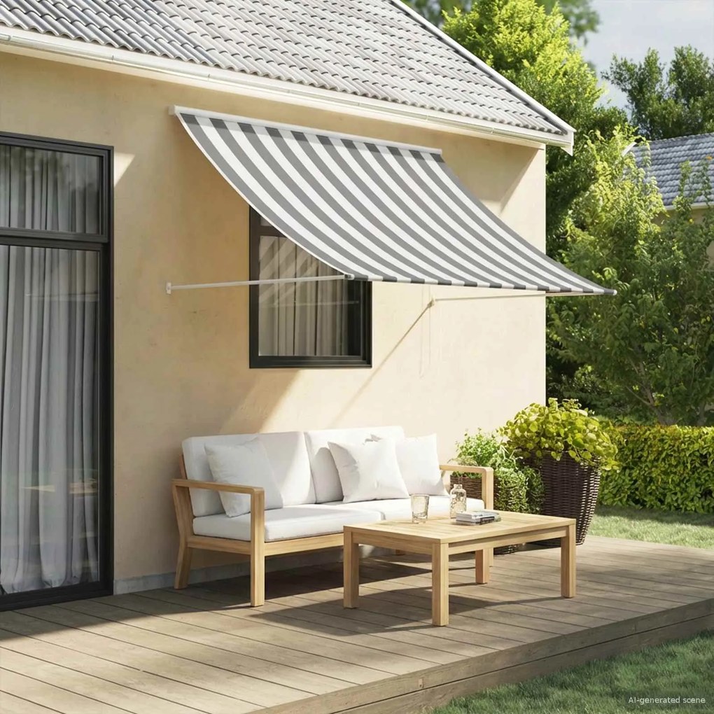 vidaXL Zatahovací markýza 200 x 150 cm [42037109] Barva: krémová