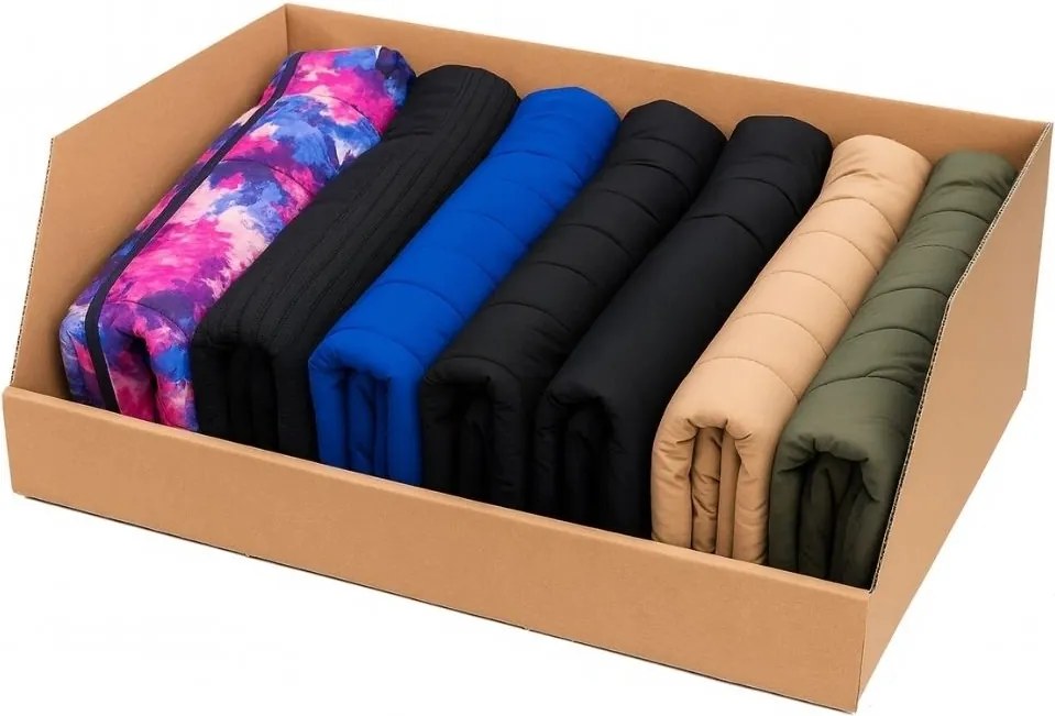KARTON PAK Úložné boxy na oblečení, organizéry do skříně EKO KARTON 55x40x21 - zkosený