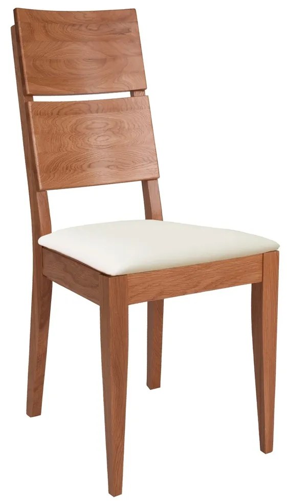Drewmax Jídelní židle KT373 masiv dub ořech   Atos 124