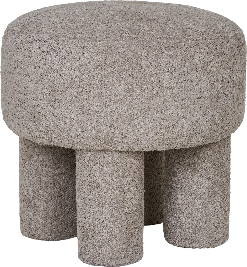 House Nordic Pouf PERTH světle šedý