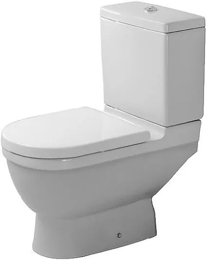 Duravit Starck 3 - WC kombi mísa, s WonderGliss, bílá 01260100001