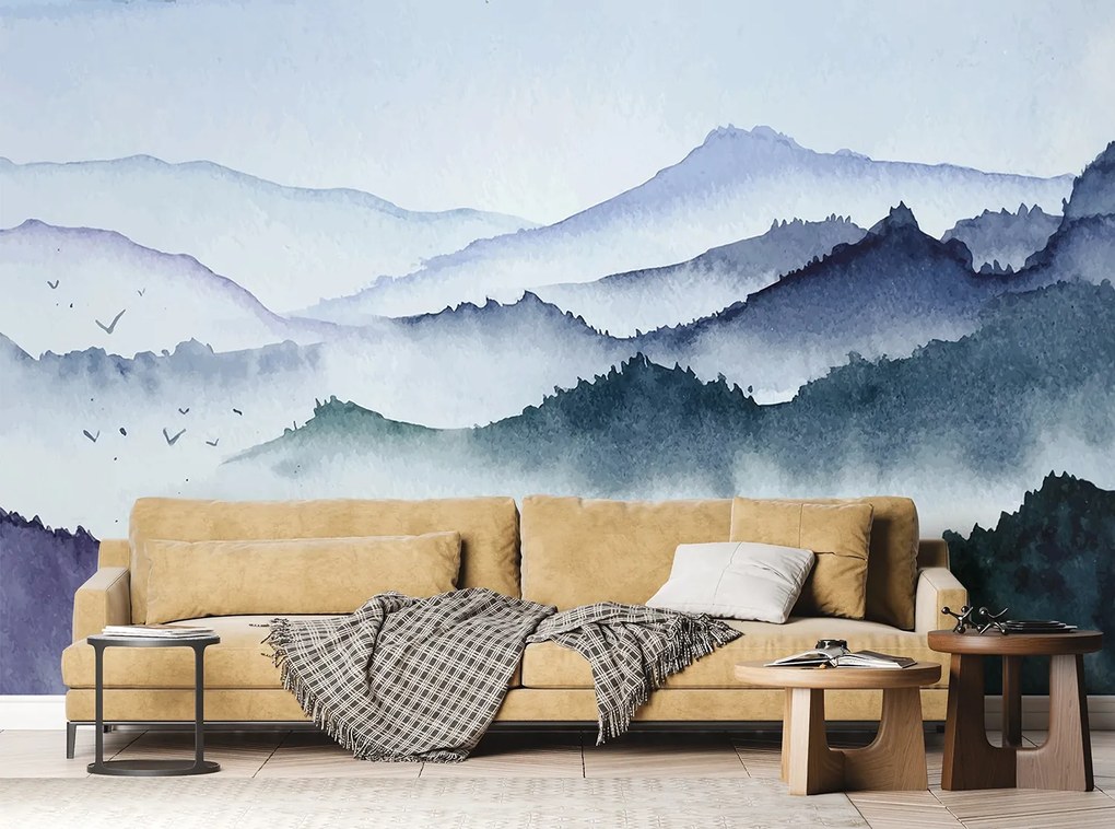 Fototapeta na míru Zalesněné Vrcholky | Vliesová fototapeta na zed' | DFTNS1278