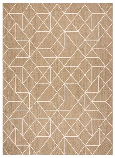 Koberec SIZAL FLAT 48959265 geometrický naturální / béžový