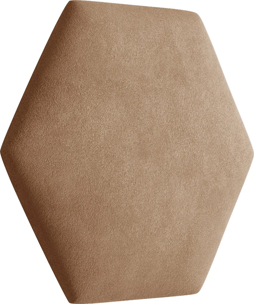 Eka Čalouněný panel Hexagon Trinity 40,5 cm x 35,3 cm - Béžová 2304