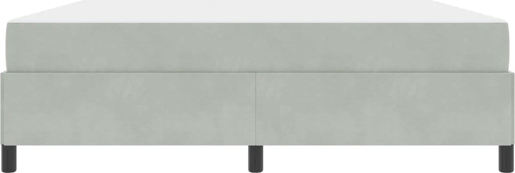 Rám postele Světle šedá 180 x 200 cm textil 3399078