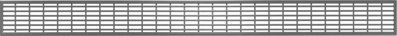 Mexen Flat M33 kryt pro liniový odtok 60 cm, kartáčovaný gun gray - 1E33060