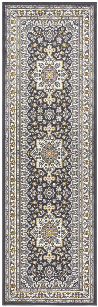 Nouristan - Hanse Home koberce Kusový koberec Mirkan 104106 Darkgrey - 80x150 cm