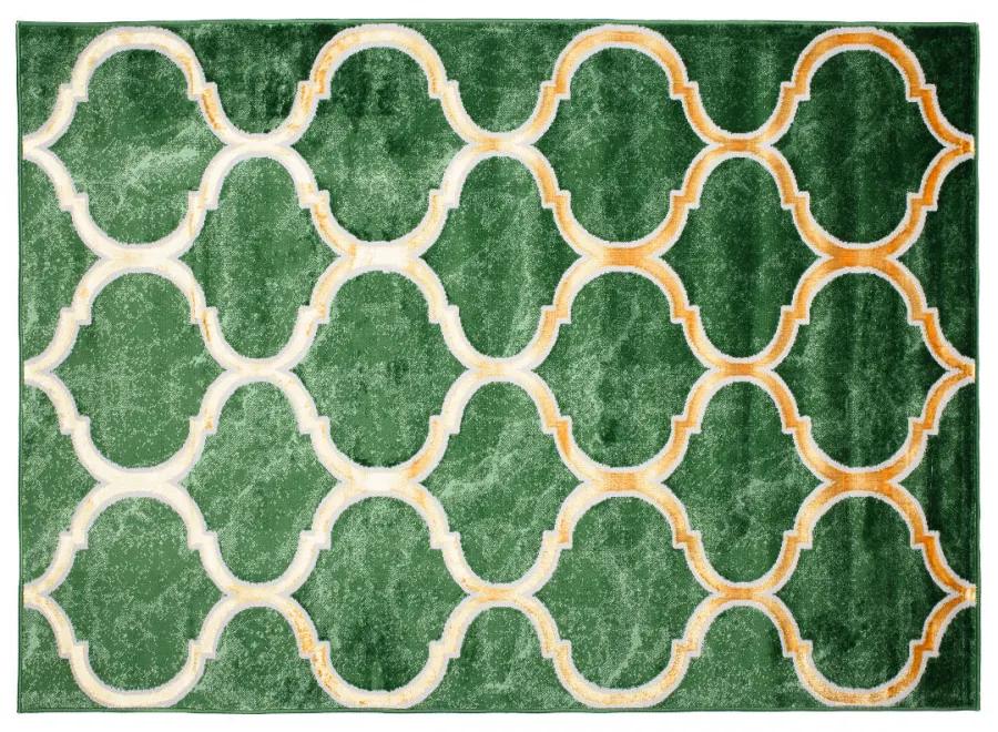 Kusový koberec Toma zelený 80x150cm
