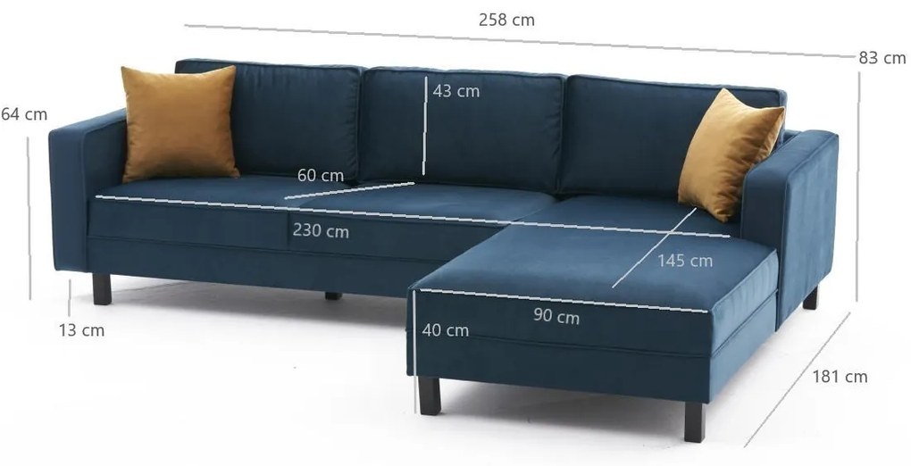 Hanah Home sametová pohovka KALE olejově zelená 825BLC2722