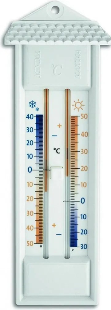 Teploměr min-max - bílý s barevnou stupnicí TFA 10.3014.02.01