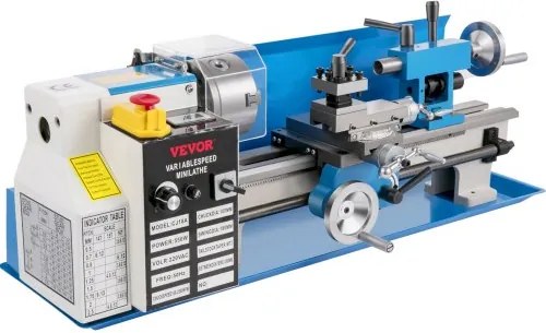 Mini soustruh na kov, na kov 17,8 × 35,6 cm, 550 W