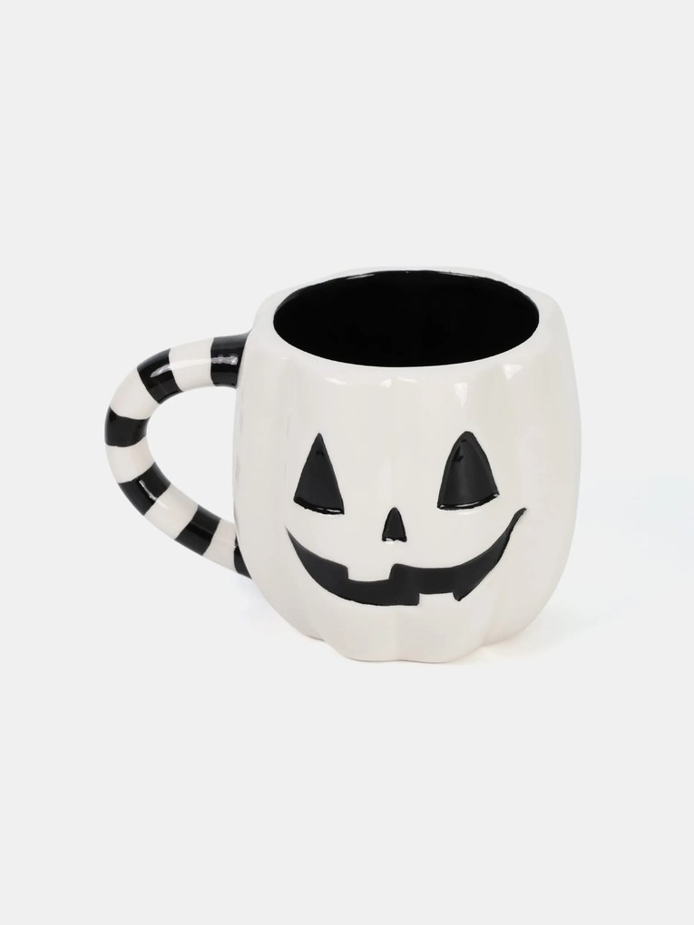 Sinsay - Hrnek s halloweenským motivem - bílá