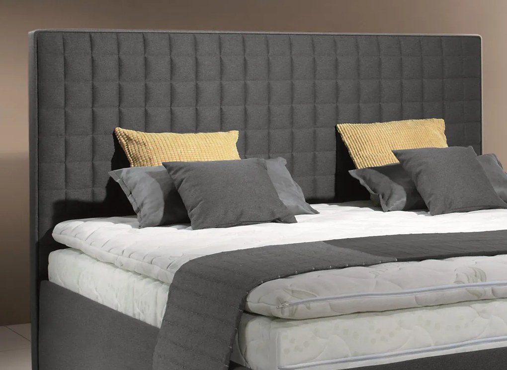 NEW DESIGN postele Americká boxspring postel RIALTO bez úložného prostoru, 200×200 cm Velikost postele: 200 × 200 cm