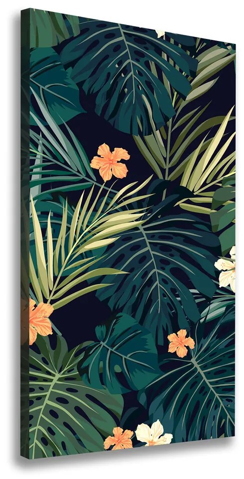 Wallmuralia Foto obraz na plátně Havajské květiny 50x100 cm
