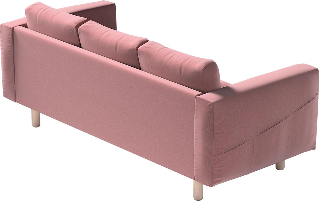 Potah na pohovku IKEA Norsborg 3-místná barva fialová látka sametová