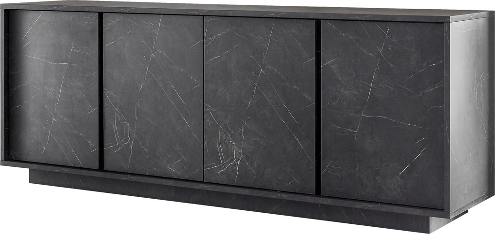 XXXLutz ŠIROKÁ KOMODA, antracitová, 180/79/43 cm MID.YOU - Online Only komody - 001844006002