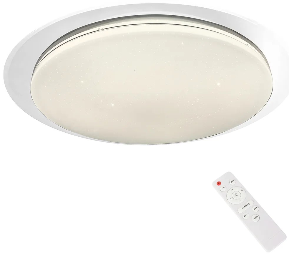 Stropní LED svítidlo Ontario, 1x LED 48w, 3000-6000k, w, s ovladačem
