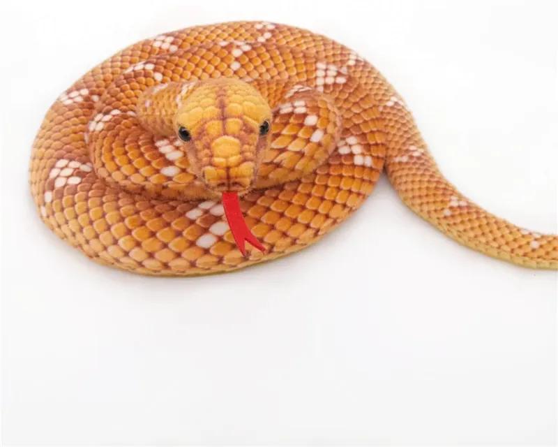 Dlouhý plyšový had - více variant i velikostí Barva: zlatý had, Rozměry: 280-300 cm