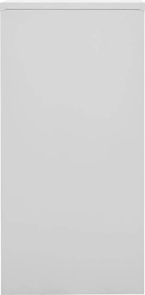 vidaXL Uzamykatelná skříň 90 x 45 x 92,5 cm ocel [336439] Barva: světle šedá a červená
