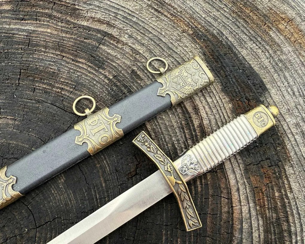 Dekorativní dýka - Caduceus replika kovového nože