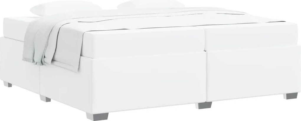 Rám postele Bílá 200 x 200 cm PVC 3399251