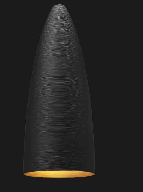 Doxis Pollux 450 Textured závěsné led designové svítidlo Barva: Černá/zlatá matná, Chromatičnost: 4000K