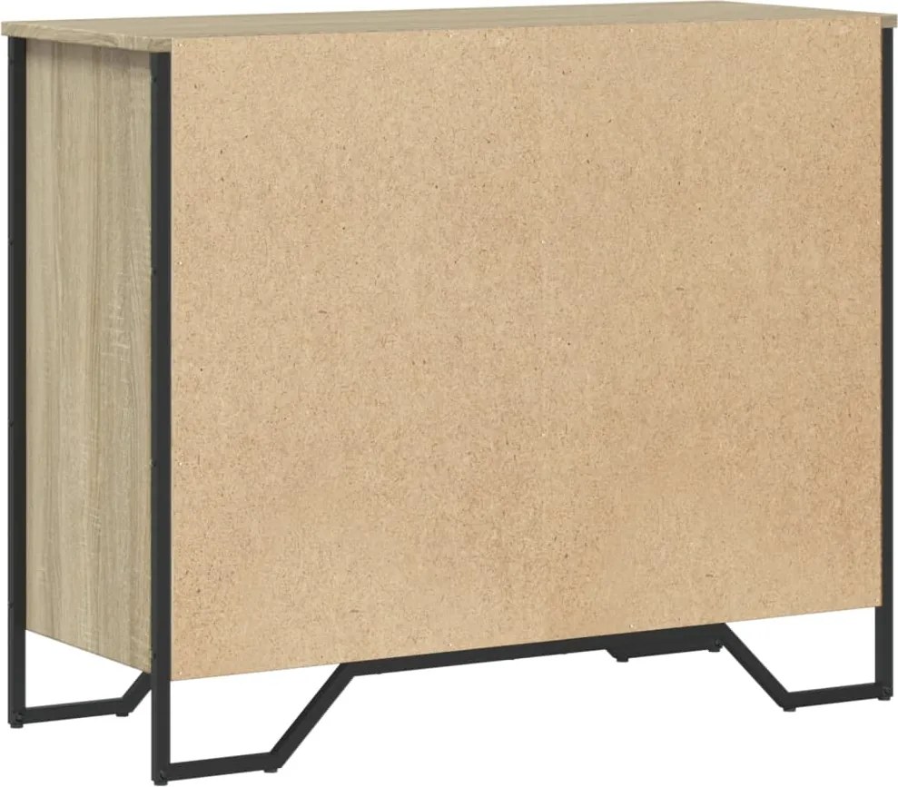 Komoda dub sonoma 91 x 35,5 x 74,5 cm kompozitní dřevo 3295303