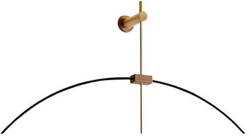 Designové nástěnné hodiny Nomon Bilbao Brass Small 92cm