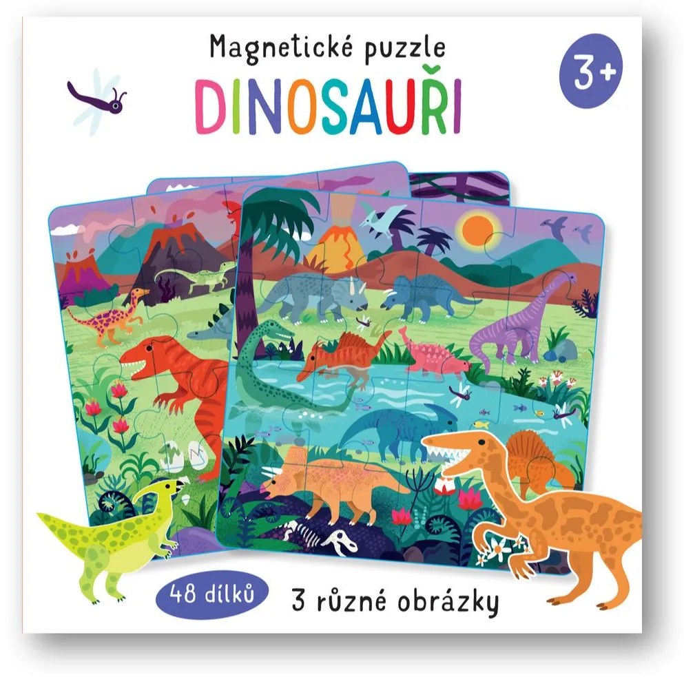 Magnetické puzzle Dinosauři