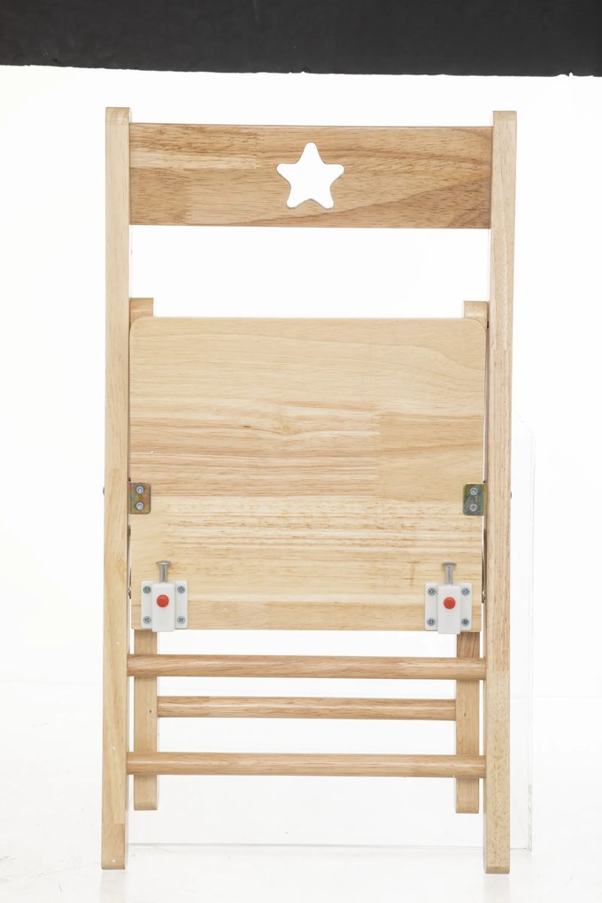 Dřevěná dětská židle STAR, hnědé