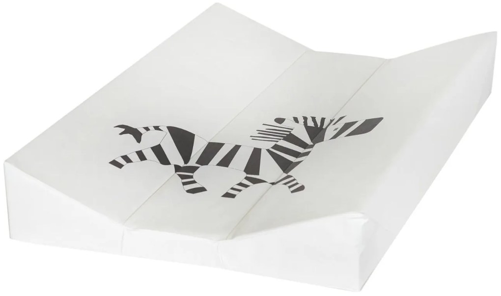 OnaDnes -20% Bílá omyvatelná přebalovací podložka Quax Zebra 67 x 44 cm