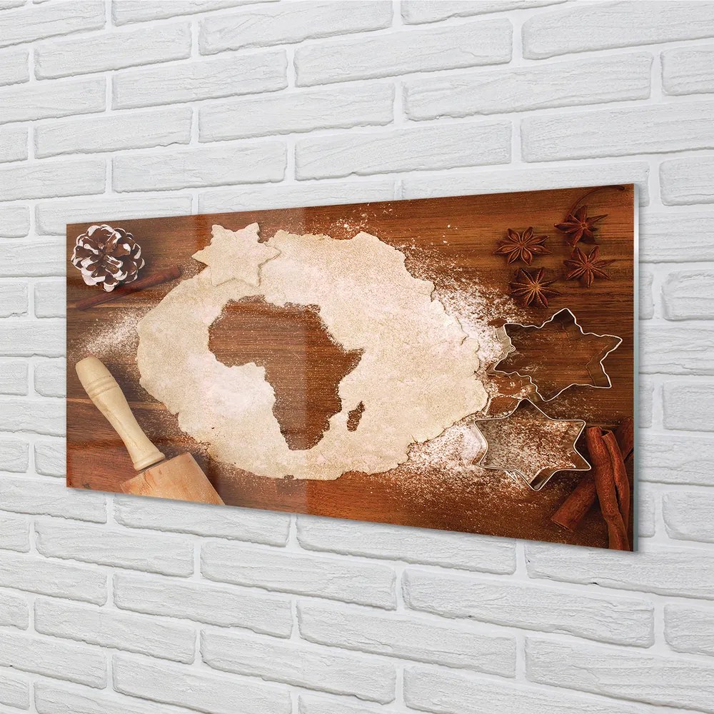 akrylový obraz Kuchyně pečivo válec Africa 125x50 cm