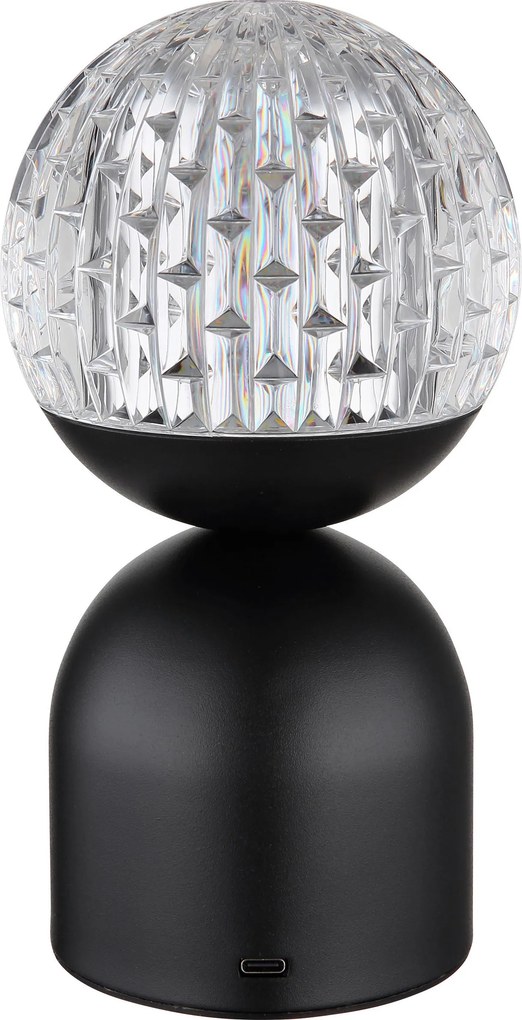 XXXLutz STOLNÍ LAMPA NA BATERIE 10,5/10,5/20 cm Globo - Venkovní světla - 007326092401