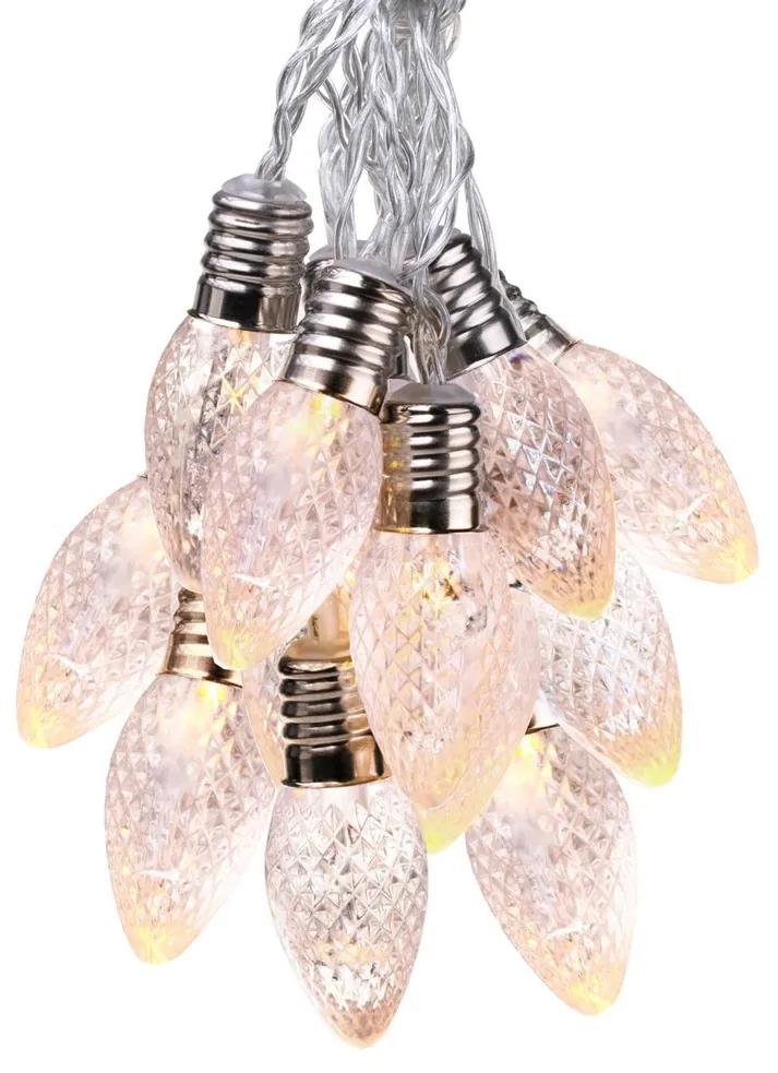 Dekorativní LED světelný řetěz RUFFI 210 cm