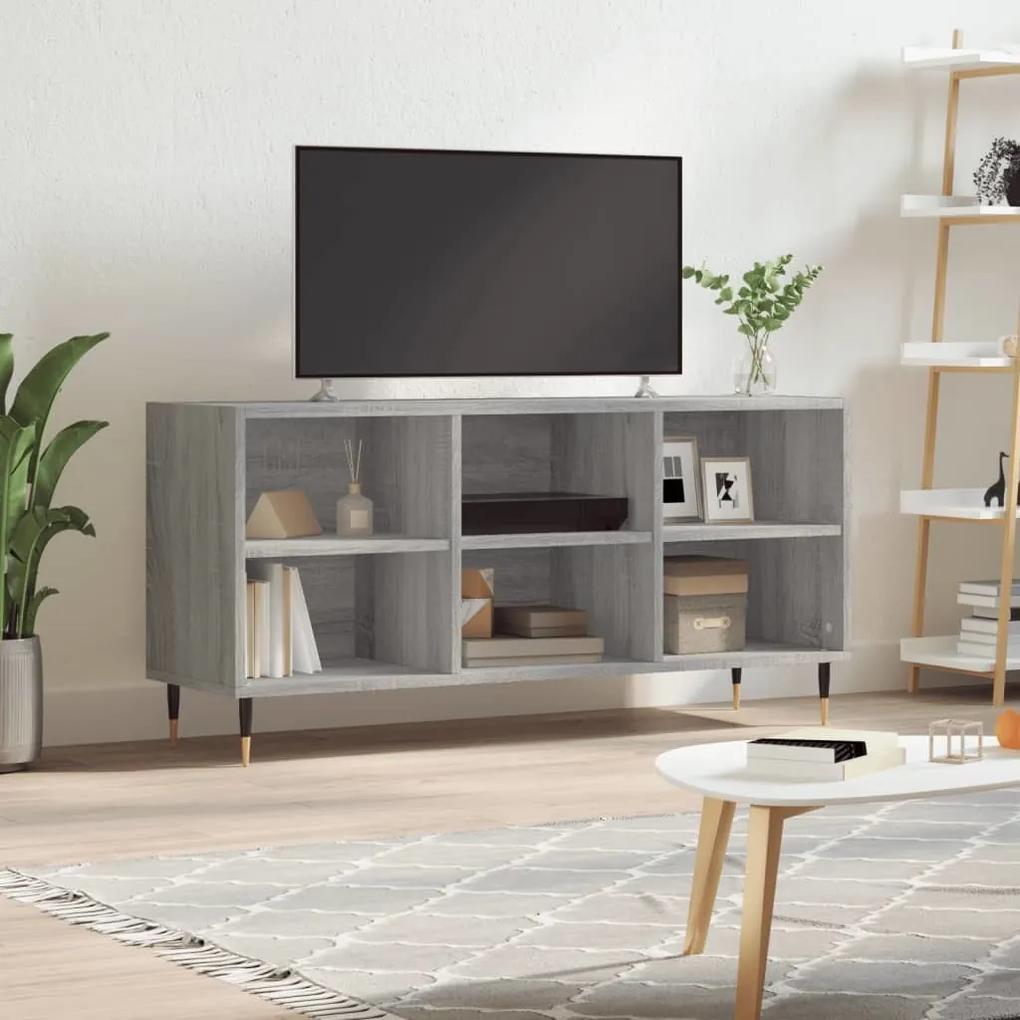 vidaXL TV skříňka 103,5 x 30 x 50 cm kompozitní dřevo [826985] Barva: kouřový dub