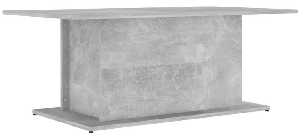 vidaXL Konferenční stolek betonově šedý 102 x 55,5 x 40 cm dřevotříska