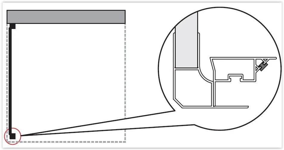 FORTE Sprchová zástěna ANTA FISSA MA BARVA rámu - Bílá, Rozměr A - 70 cm, Rozměr C - 185 cm, Směr zavírání - Univerzální Levé / Pravé, Výplň - Polystyrol 2,2 mm (acrilico) BSAFI70MAP