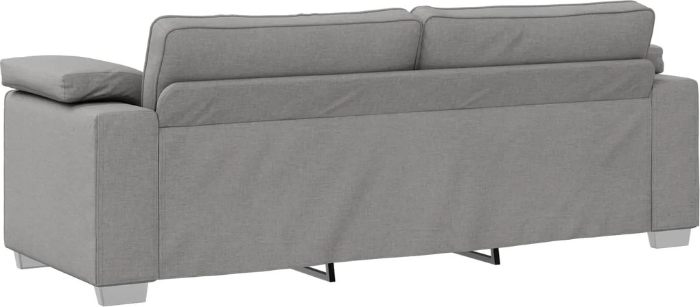 Pohovka 2 ks Oblačno šedá textil 3324748