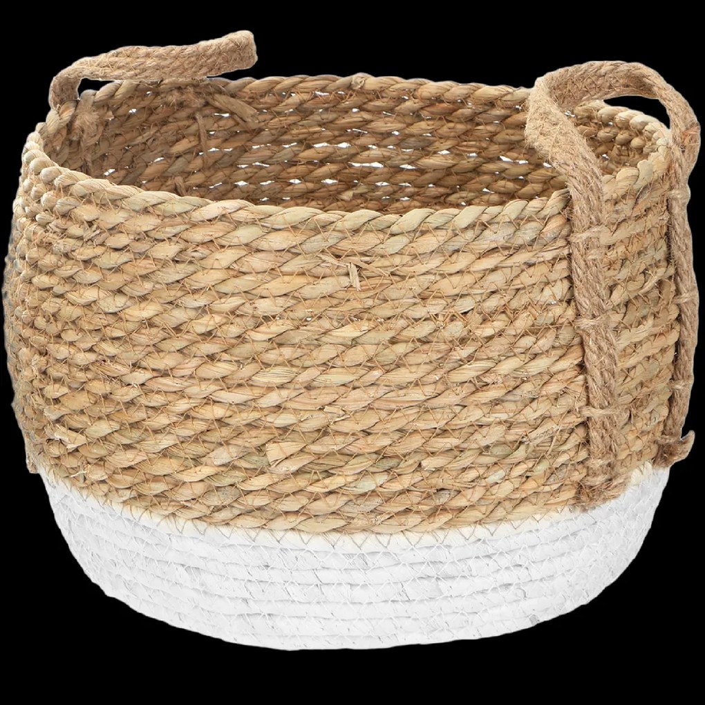 Tutumi Tutumi, sada přírodních košů Boho 2ks YT21B-34, bílá-hnědá, HOM-02809