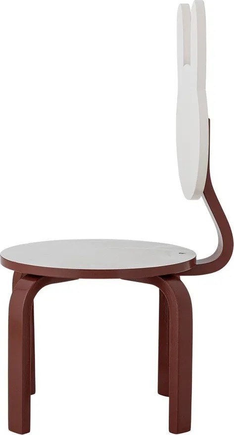 Vínová/bílá dětská židle Liova – Bloomingville Mini