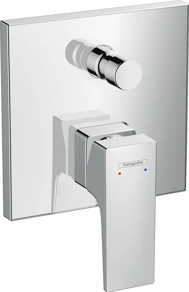 Hansgrohe Metropol, vanová baterie pod omítku s bezpečnostní kombinací, chromová, 32546000
