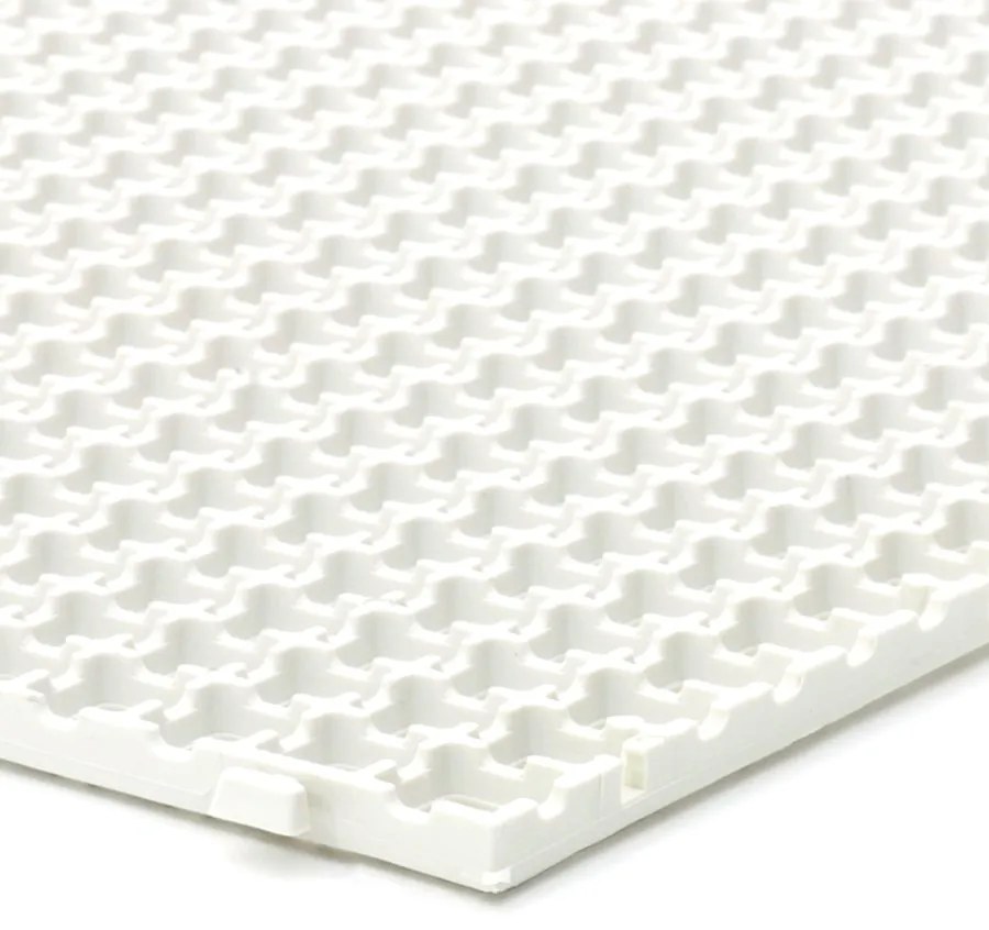 Plastová dlažba Linea Flextile 39,5 x 39,5 x 0,8 cm, bílá